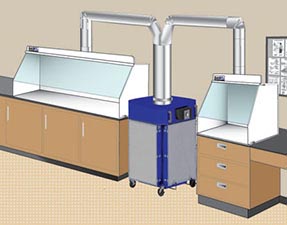 Heavy-Duty Industrial Chemical Fume Extractor